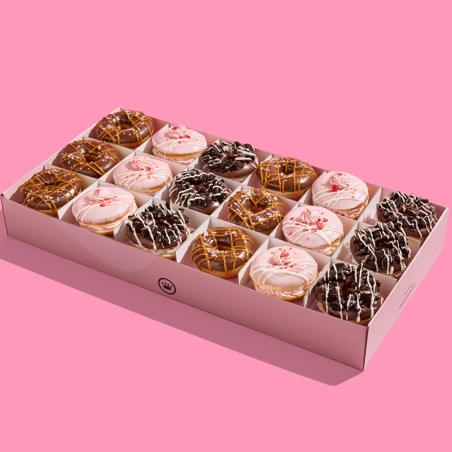 Large The Indulgence Box (18 Donuts) – Donut King Occasions